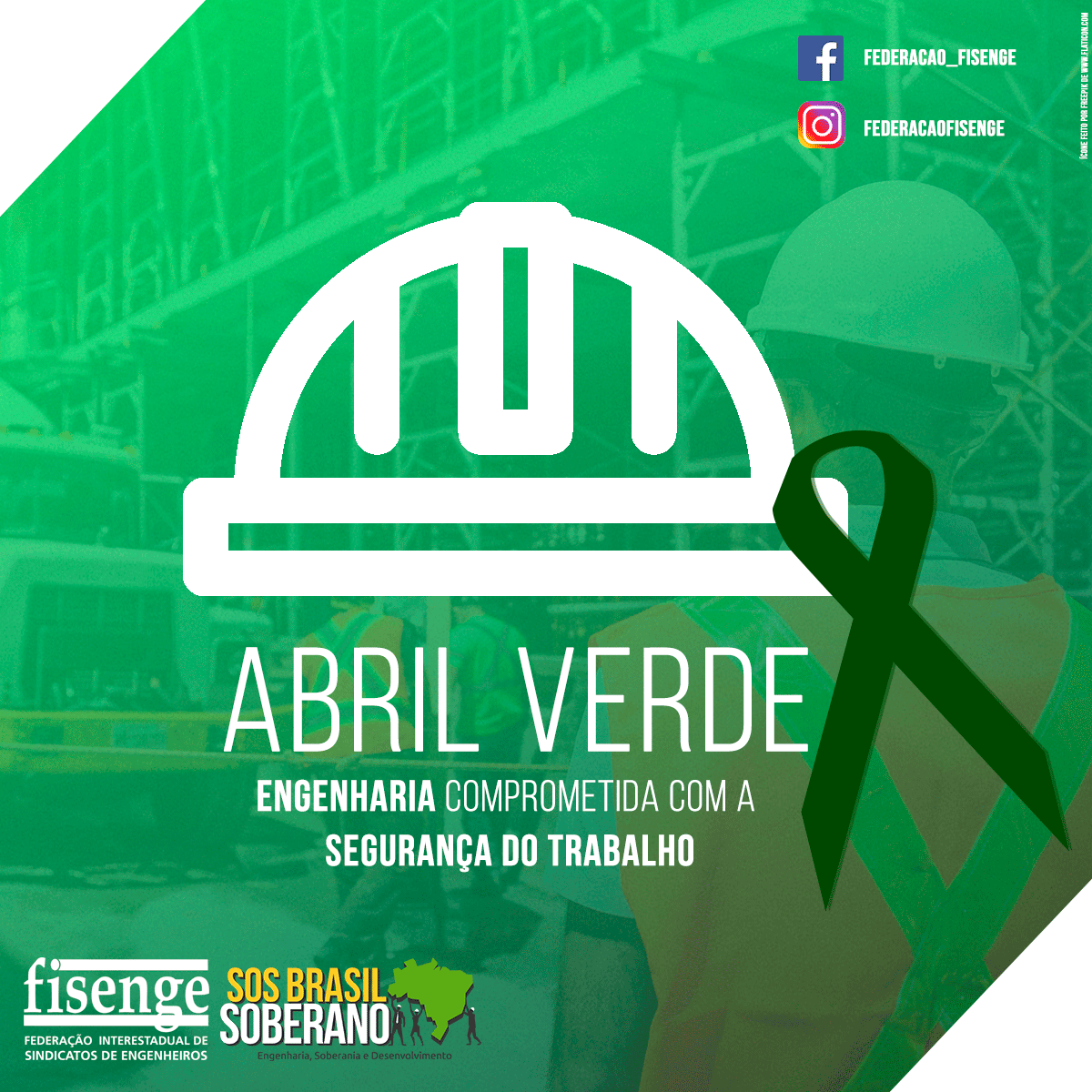 Abril verde: campanha destaca a importância da segurança do trabalho
